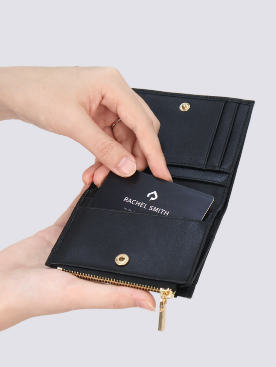 Lynn Leather Short Wallet – Rachel Smith Designer Sdn Bhd
