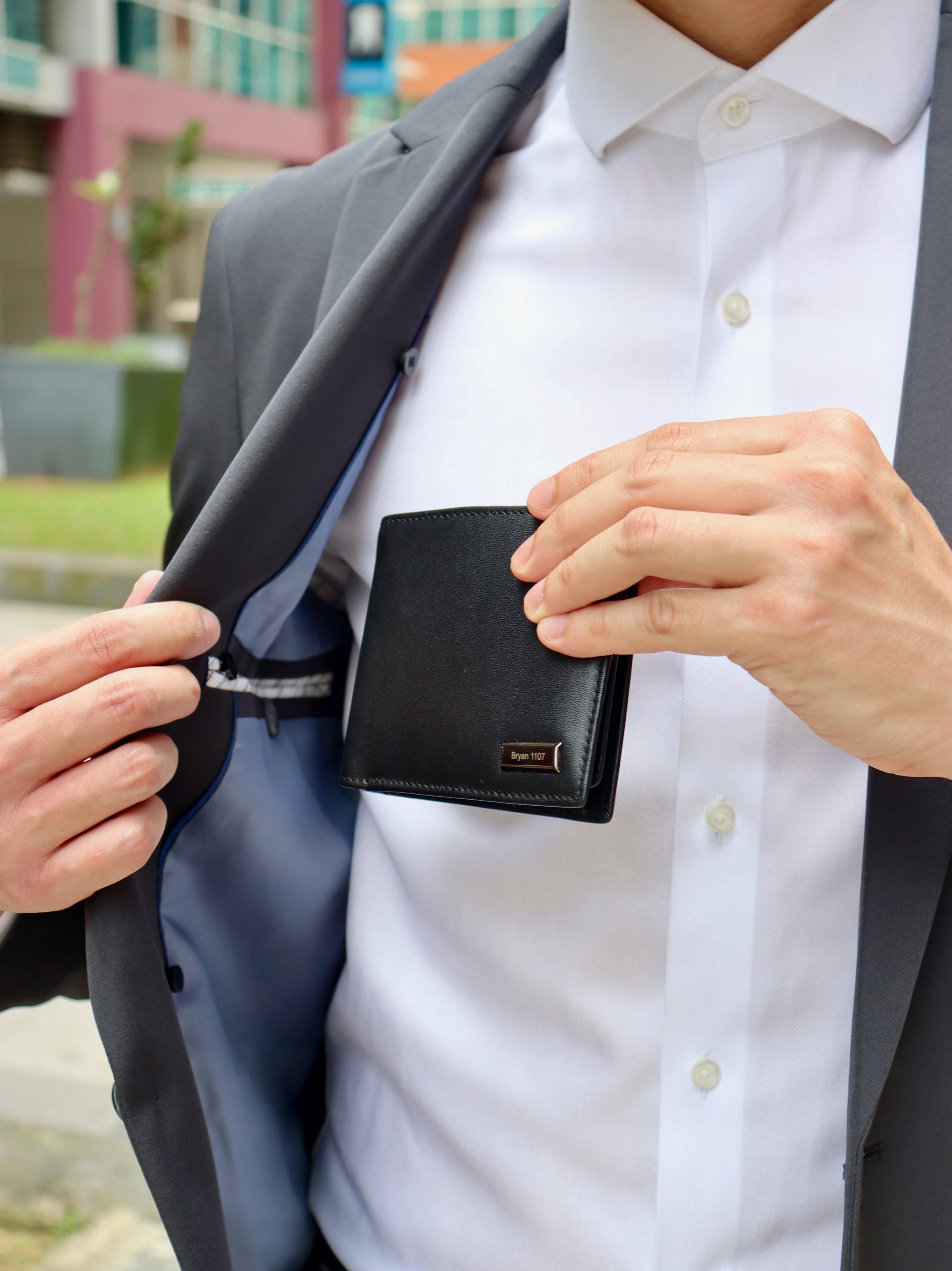 Harry Men Wallet With Coin Compartment – Rachel Smith Designer Sdn Bhd